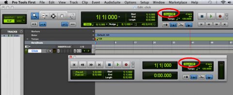 How to set up a click track in Pro Tools First